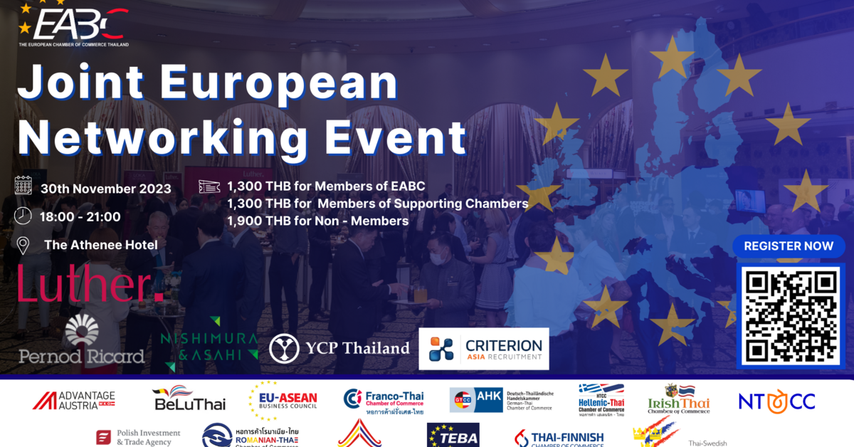 EABC Joint European Networking Event | Franco-thaï Chamber of commerce