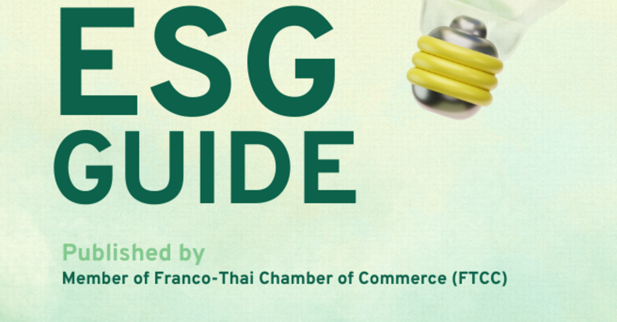 FTCC ESG E-Guide | Franco-thaï Chamber of commerce