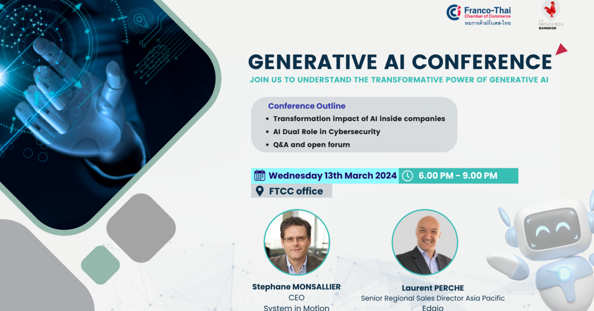 Generative AI Conference | Franco-thaï Chamber of commerce