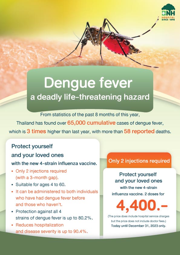 Dengue Fever Vaccine at BNH Hospital | Franco-thaï Chamber of commerce